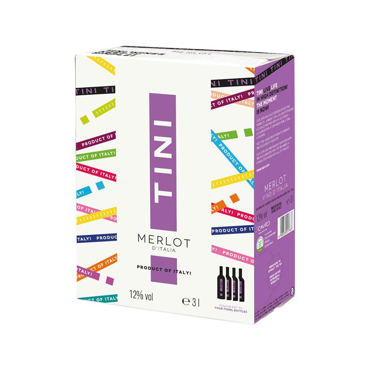 Rượu vang đỏ Ý Tini Merlot - 3L - Finewine