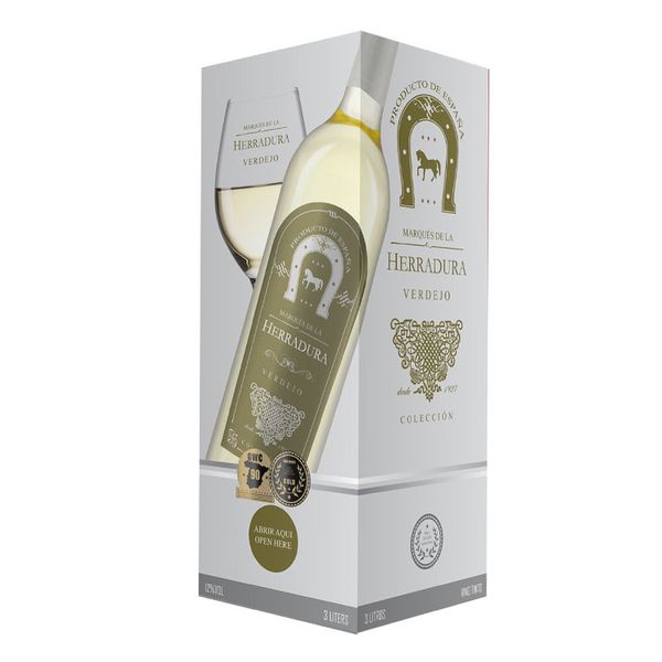 Rượu Vang Trắng Tây Ban Nha Marques de la Herradura Verdejo 12% - 3L ...