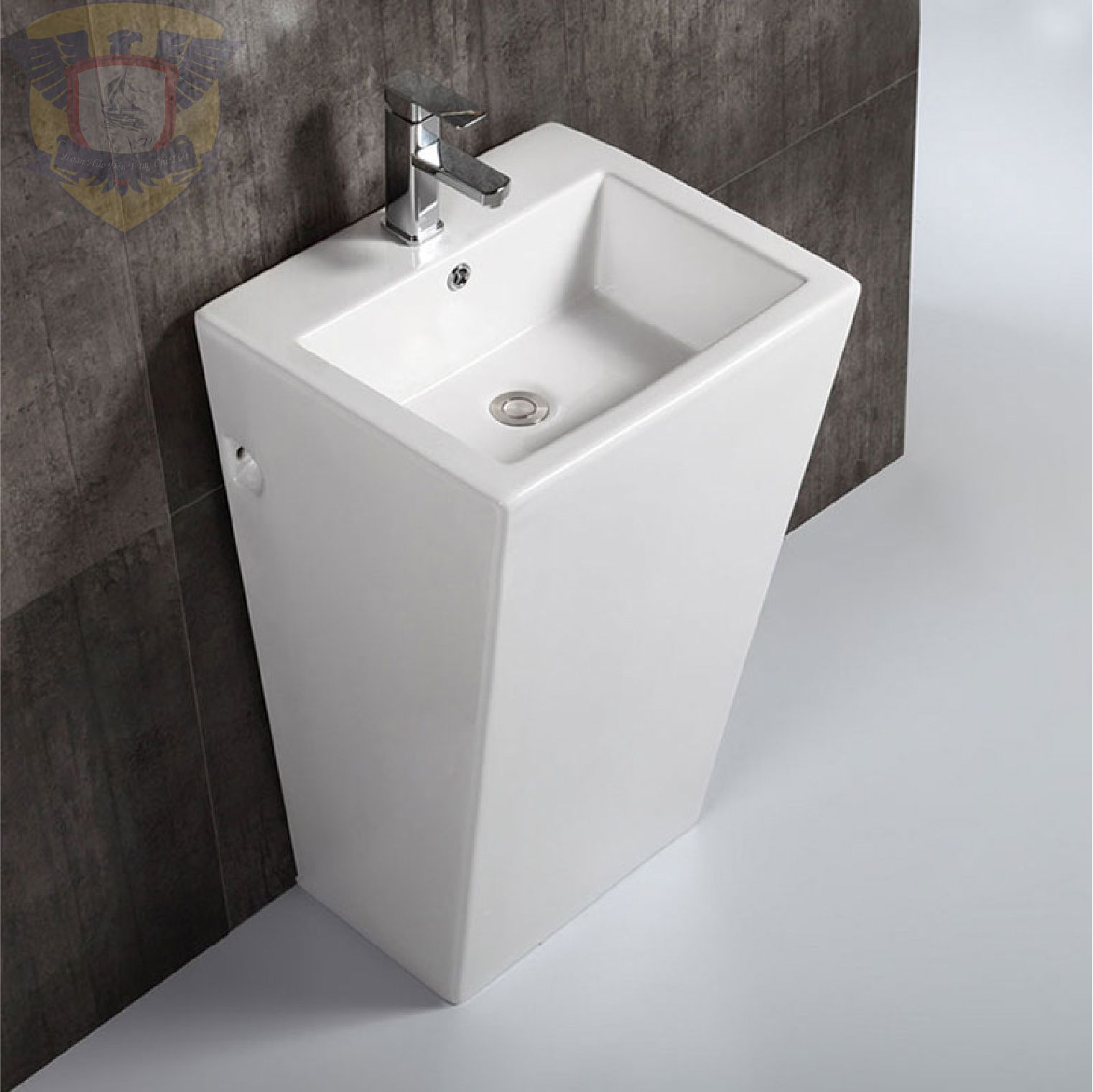 Chậu rửa LAVABO LIỀN KHỐI BRODA – THIẾT BỊ PHÒNG TẮM BRODA