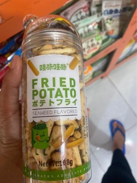 Bánh khoai tây fried potato vị rong biển 108G – Cửa hàng mẹ và bé topmom