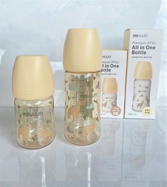 Bình moyuum 270ml nắp vàng lạc đà – Cửa hàng mẹ và bé topmom