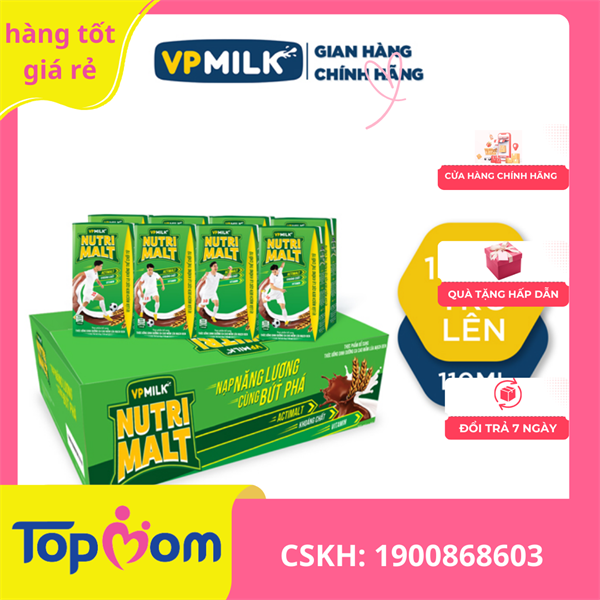 VPMILK Nutrimalt 110ml – Cửa hàng mẹ và bé topmom