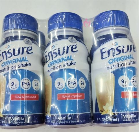 Ensure nước vani (Original) thường – Cửa hàng mẹ và bé topmom