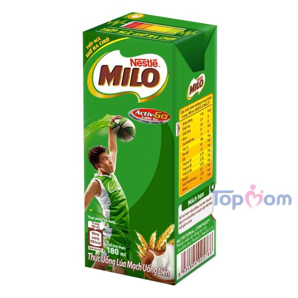 Milo 180ml – Cửa hàng mẹ và bé topmom