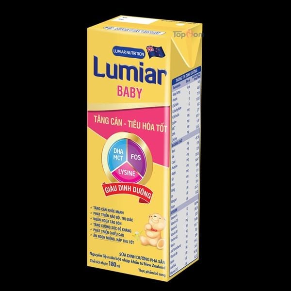 Lumiar baby 180ml – Cửa hàng mẹ và bé topmom