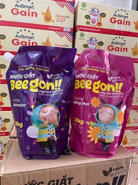 Nước giặt beegon túi tím – Cửa hàng mẹ và bé topmom