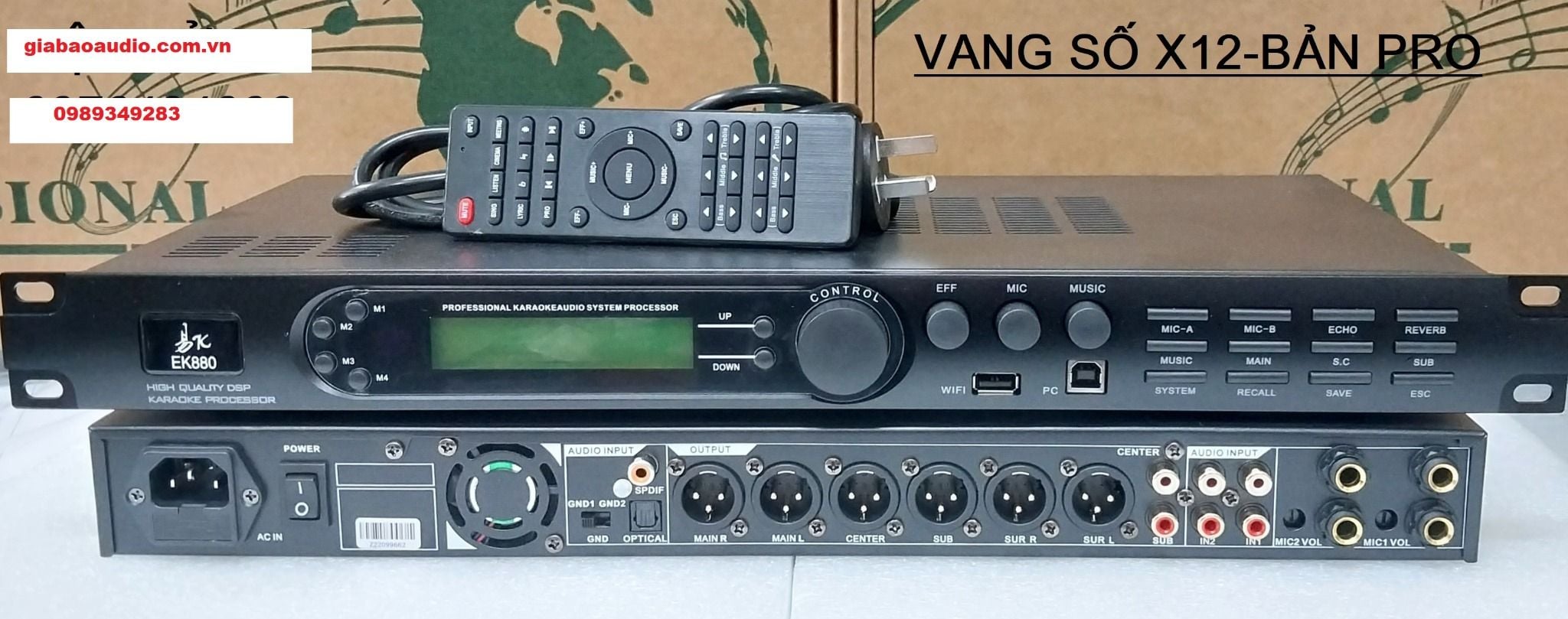 Vang Số X12 Cao Cấp Karaoke - Vang X12 PRO CHÍNH HÃNG – GiaBaoAudio