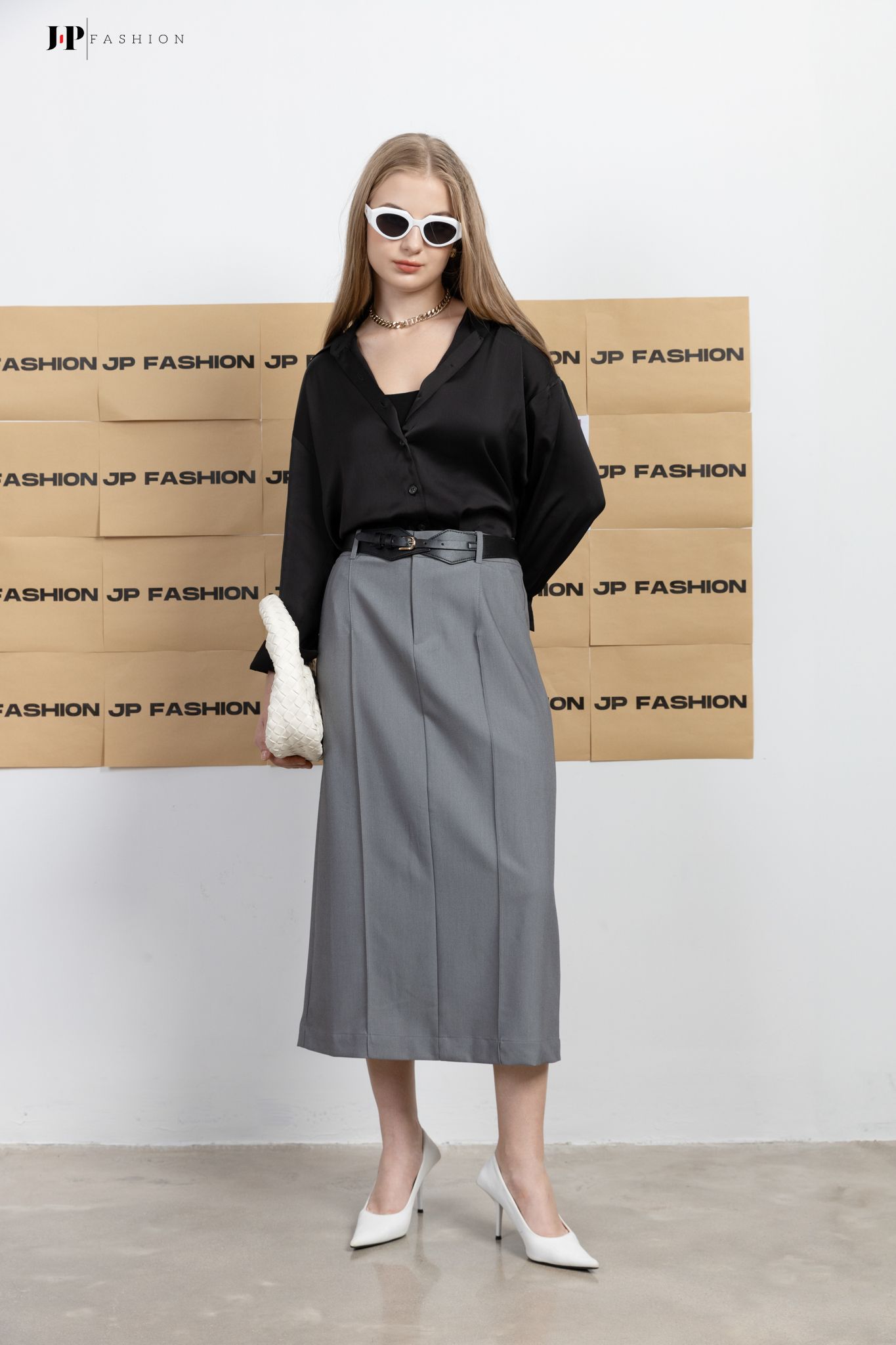 Váy midi - J-P Fashion