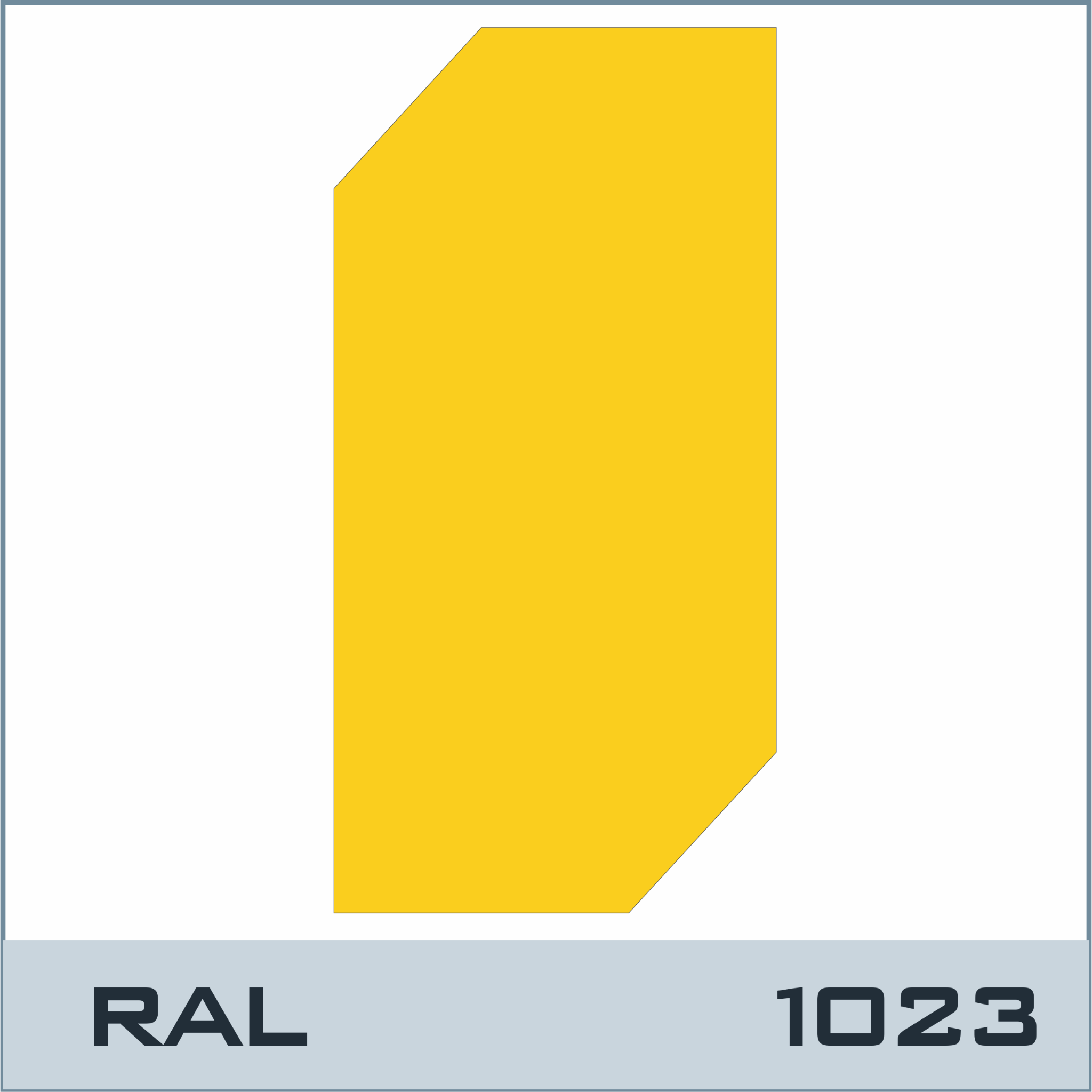 RAL-1023- Traffic Yellow