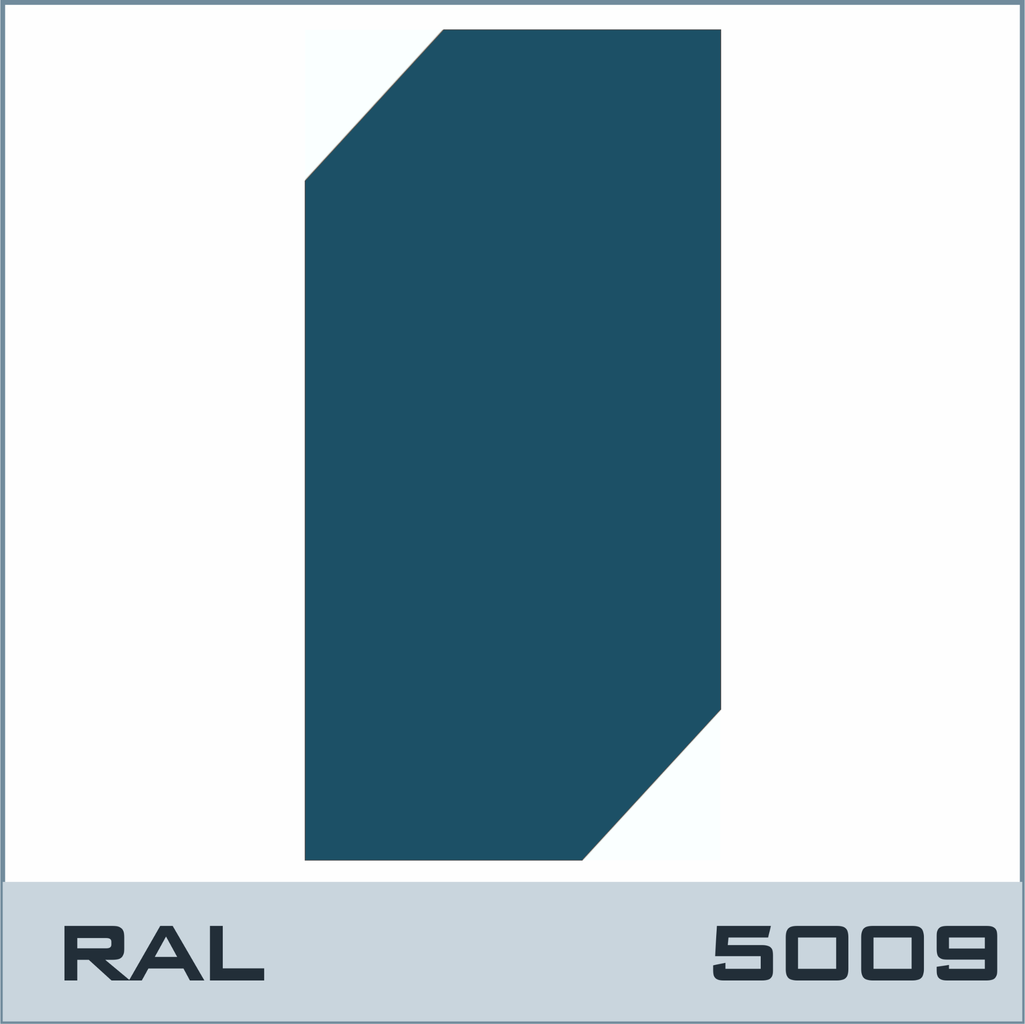 RAL-5009- Azure Blue