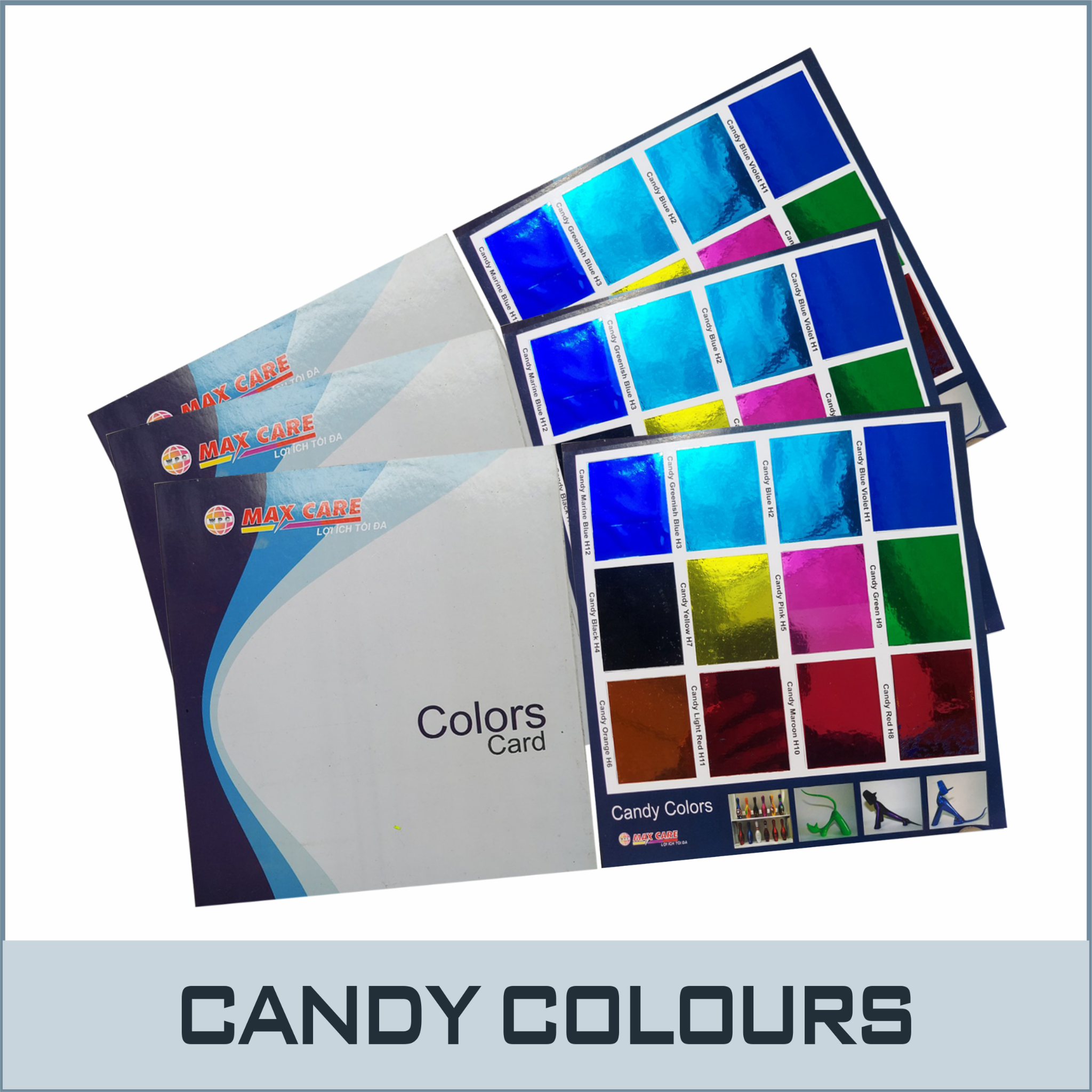 MC-H10 - Màu Candy Phủ Bóng Đỏ Maroon Basecoat Candy Maroon - H10