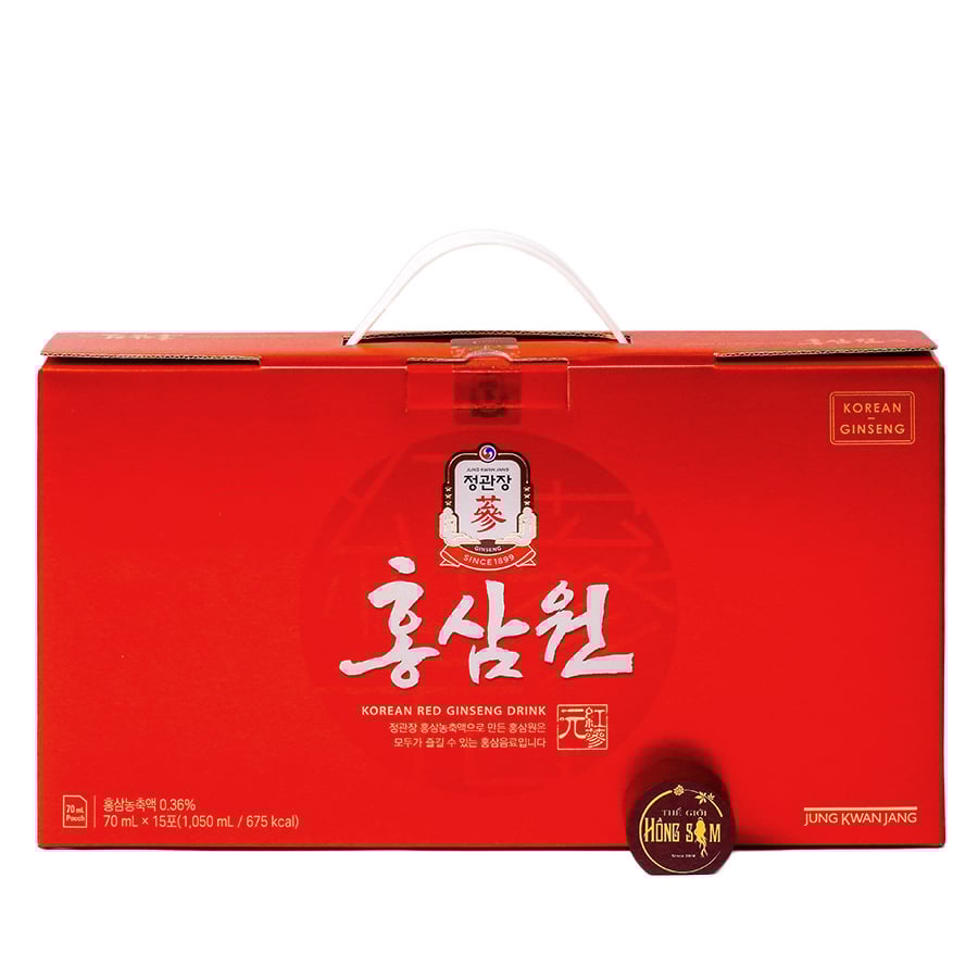 Nước Hồng Sâm KGC Won Hộp 15 Gói x 70ml