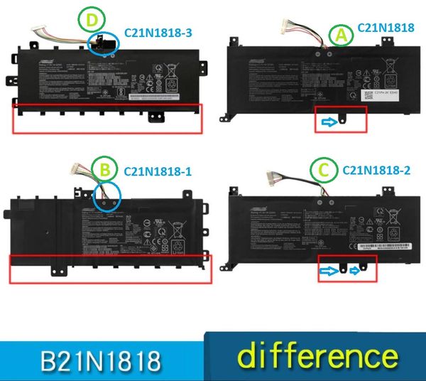 Pin laptop Asus Vivobook 14 A412 A412F F412 F412D F412F F412U X412 X41 ...