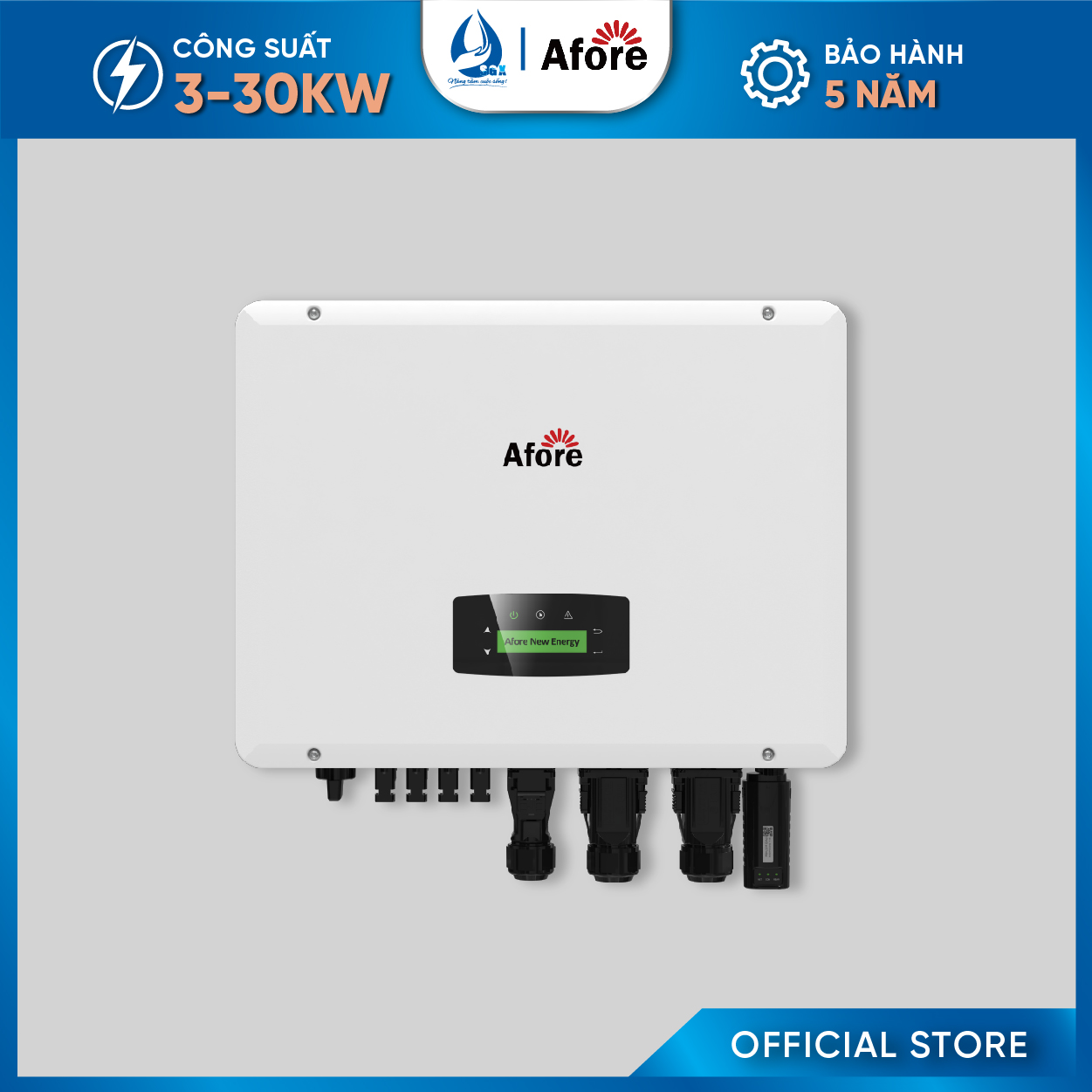 Biến tần hybrid 3 pha 3-30kw - Afore – Tổng kho thiết bị Sài Gòn Xanh