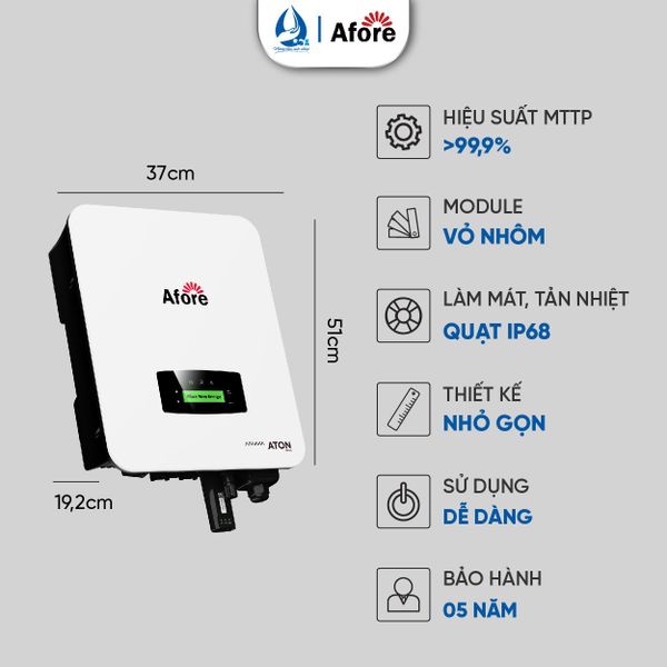 Biến tần 3 pha 3-25kW - Afore - Điện năng lượng mặt trời Sài Gòn Xanh – Tổng kho thiết bị Sài ...