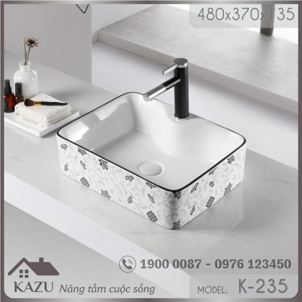 LAVABO KAZU K-235 – Tổng kho thiết bị Sài Gòn Xanh