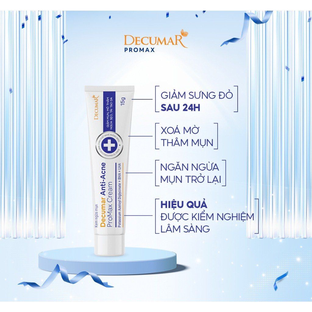 Kem Chấm Mụn Giảm Sưng, Mờ Thâm Decumar ProMax Cream 15g – Ds ...