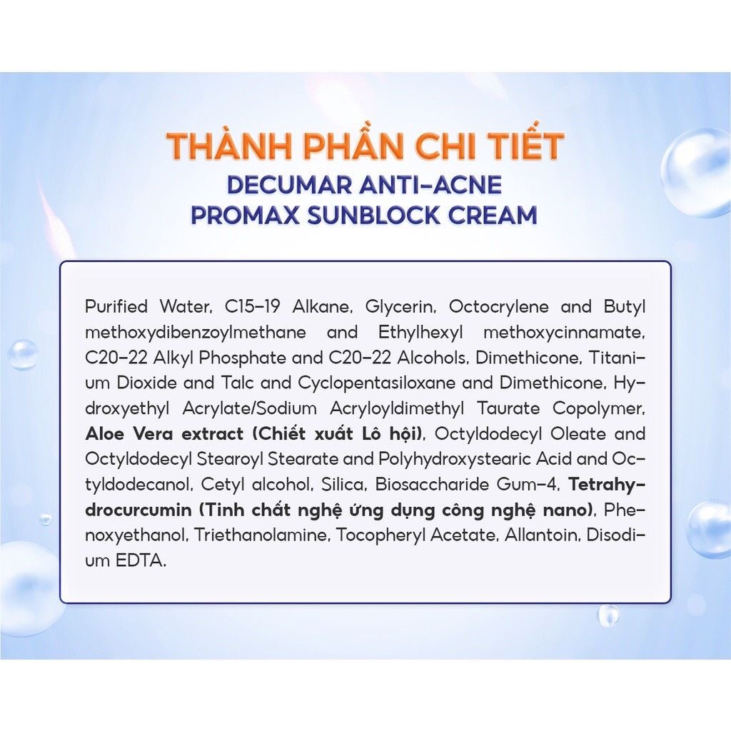Kem Chấm Mụn Giảm Sưng, Mờ Thâm Decumar ProMax Cream 15g – Ds ...