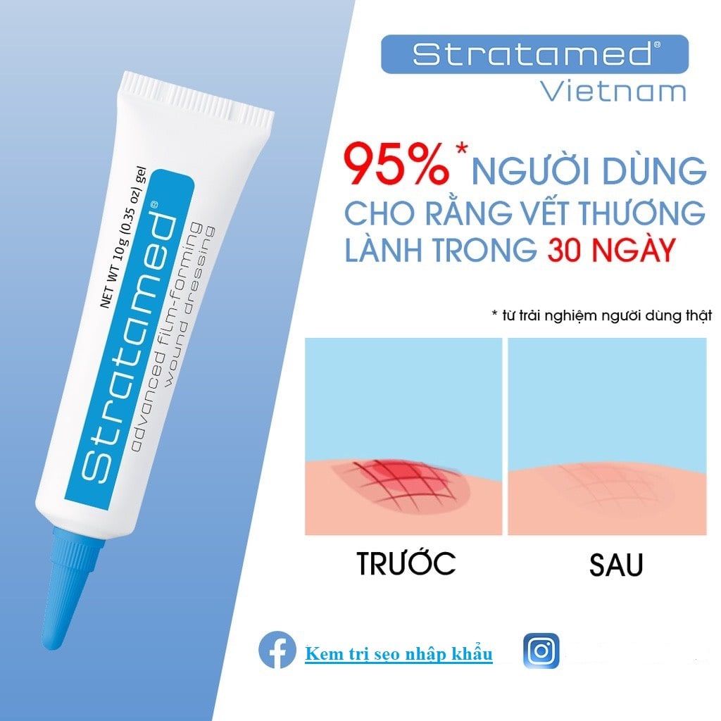 Gel Silicon bảo vệ và làm lành vết thương hở Stratamed 5G Stratpharma – Ds Laboratories Official