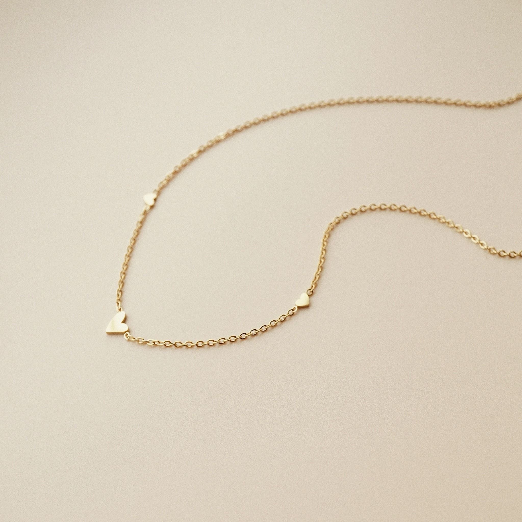 TRIPLE HEART NECKLACE L I T H E R A P Y