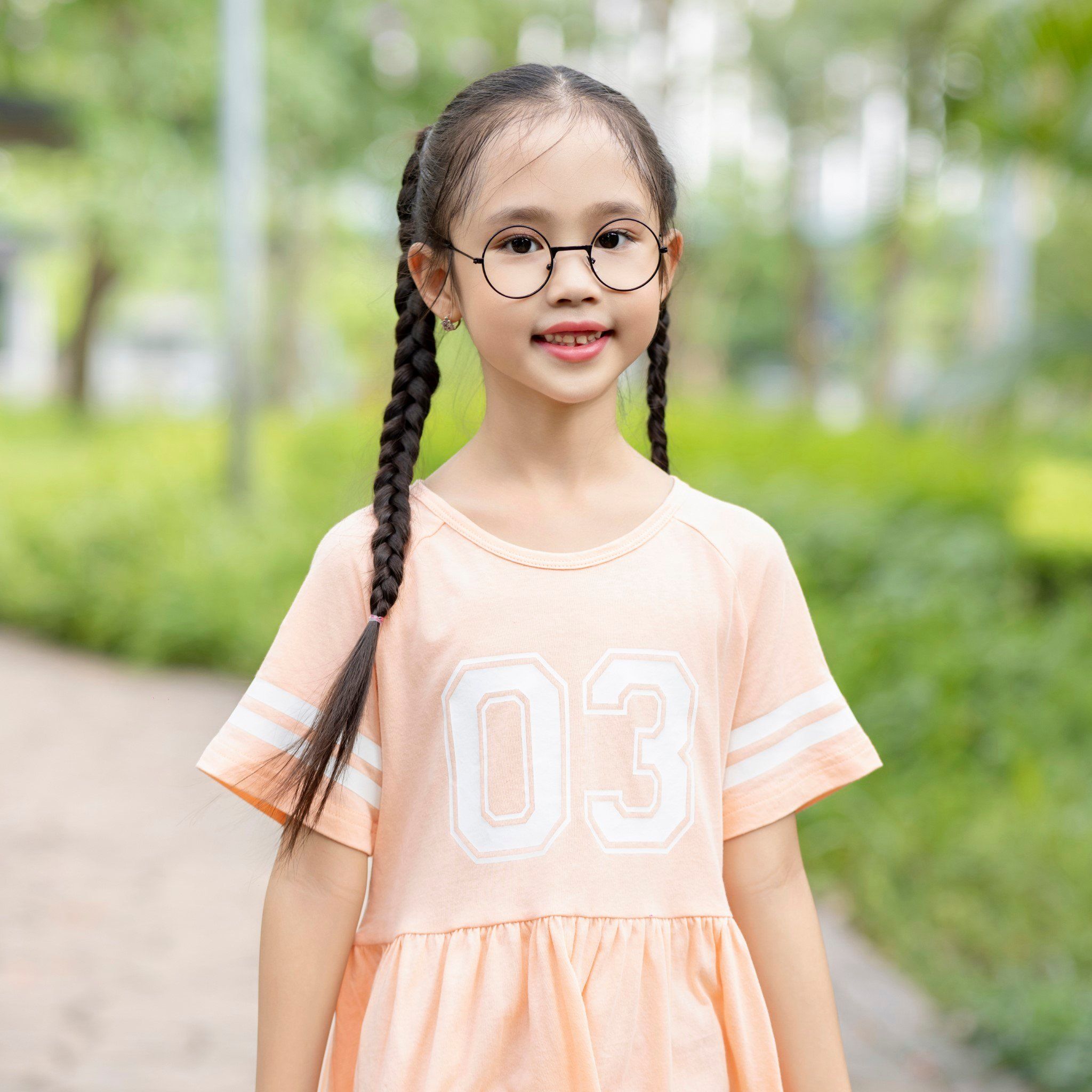 Váy Liền Thân Bé Gái LIZARD Thiết Kế Hai Tầng Bồng Bềnh DR081