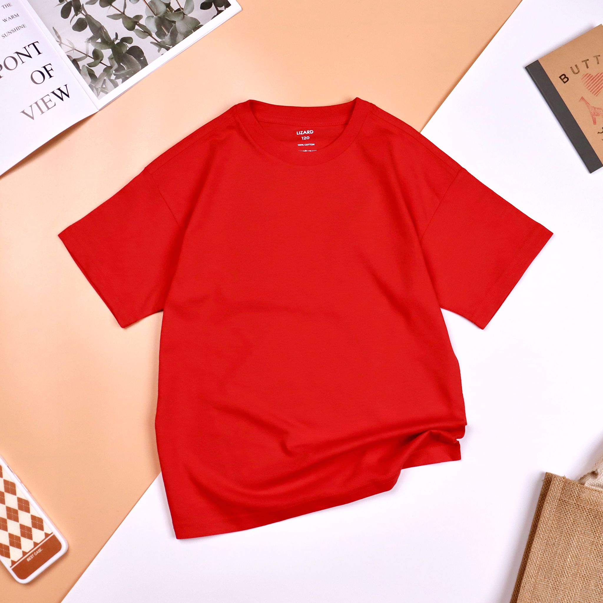 Áo thun trơn Nam - BT 4SS23TS006-1 – LIZARD