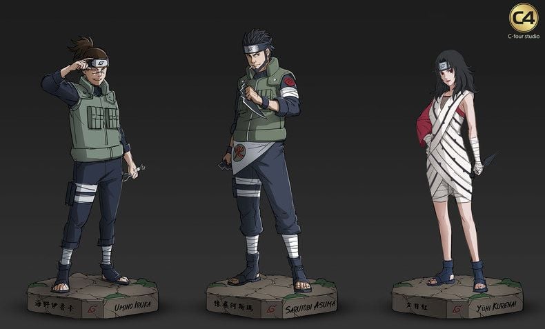 Umino Iruka - Naruto Shippuden - C4 Studio – RY Order