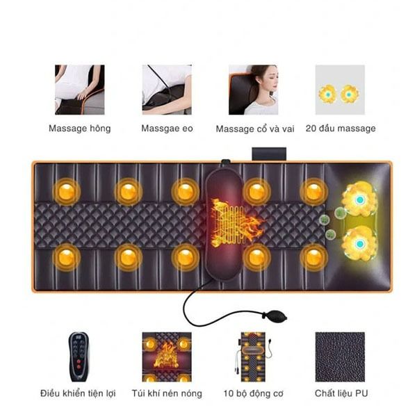 Thảm Massage Toàn Thân Hakawa Hk D44