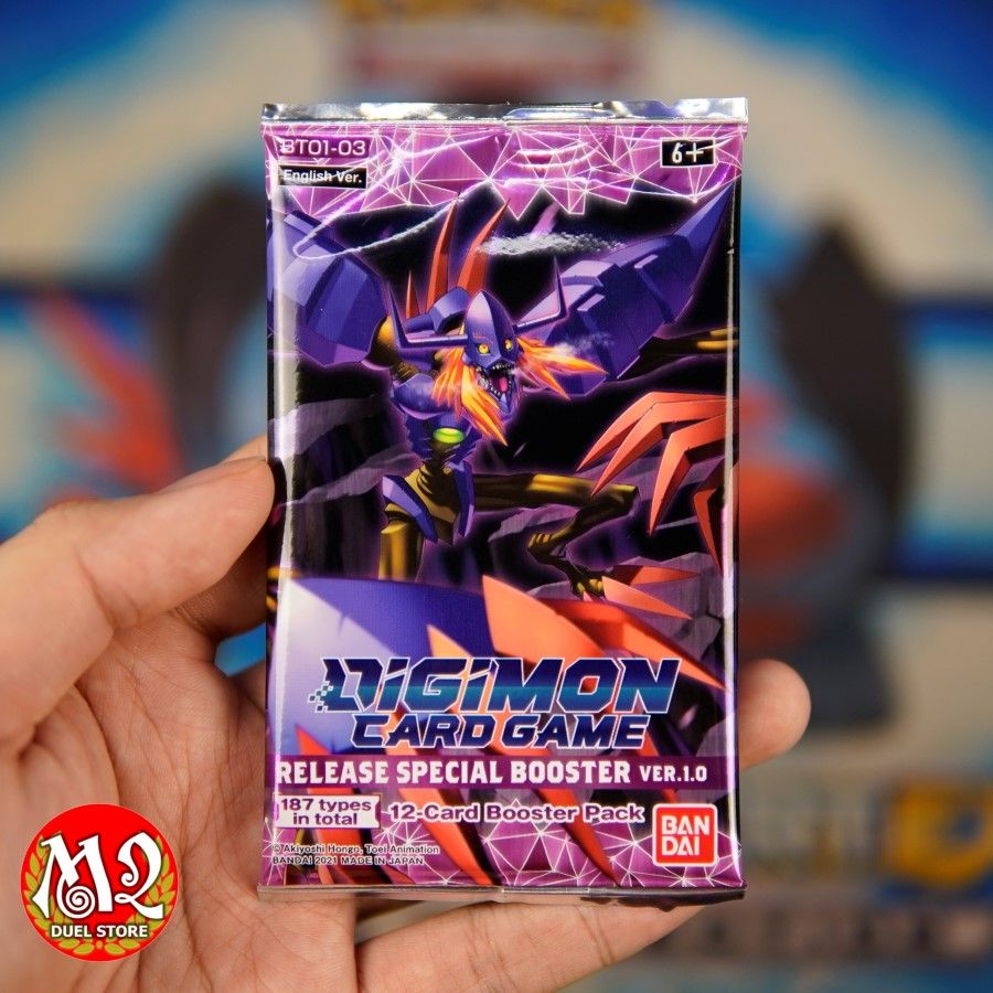 Gói thẻ bài Digimon Card Game VER.1.0 Booster Pack - Chính hãng Bandai ...