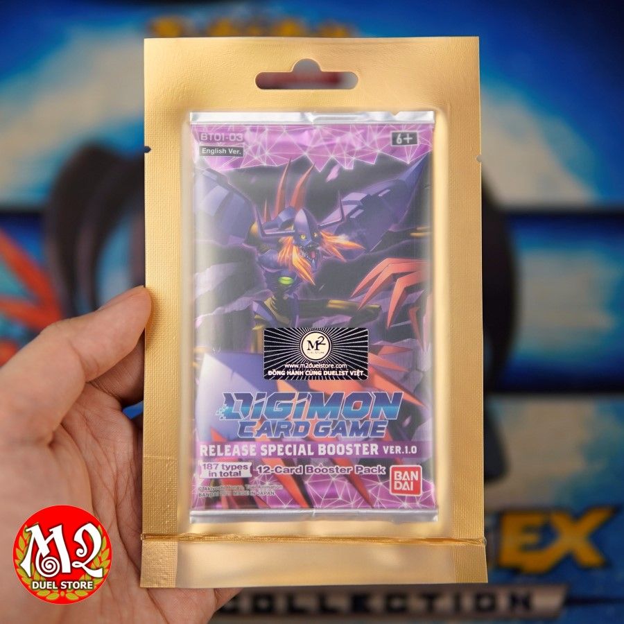 Gói thẻ bài Digimon Card Game VER.1.0 Booster Pack - Chính hãng Bandai ...