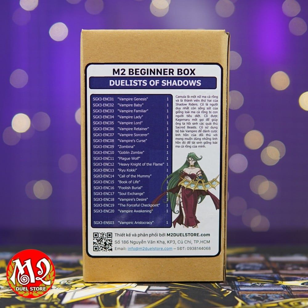 Hộp thẻ bài Yugioh M2 Beginner Box Shadow Rider Camula - M2 DUEL Store