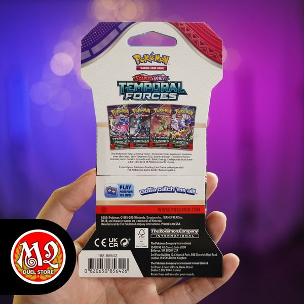 Pokemon TCG Scarlet & Violet TEMPORAL FORCE - SLEEVED Nintendo - M2 ...