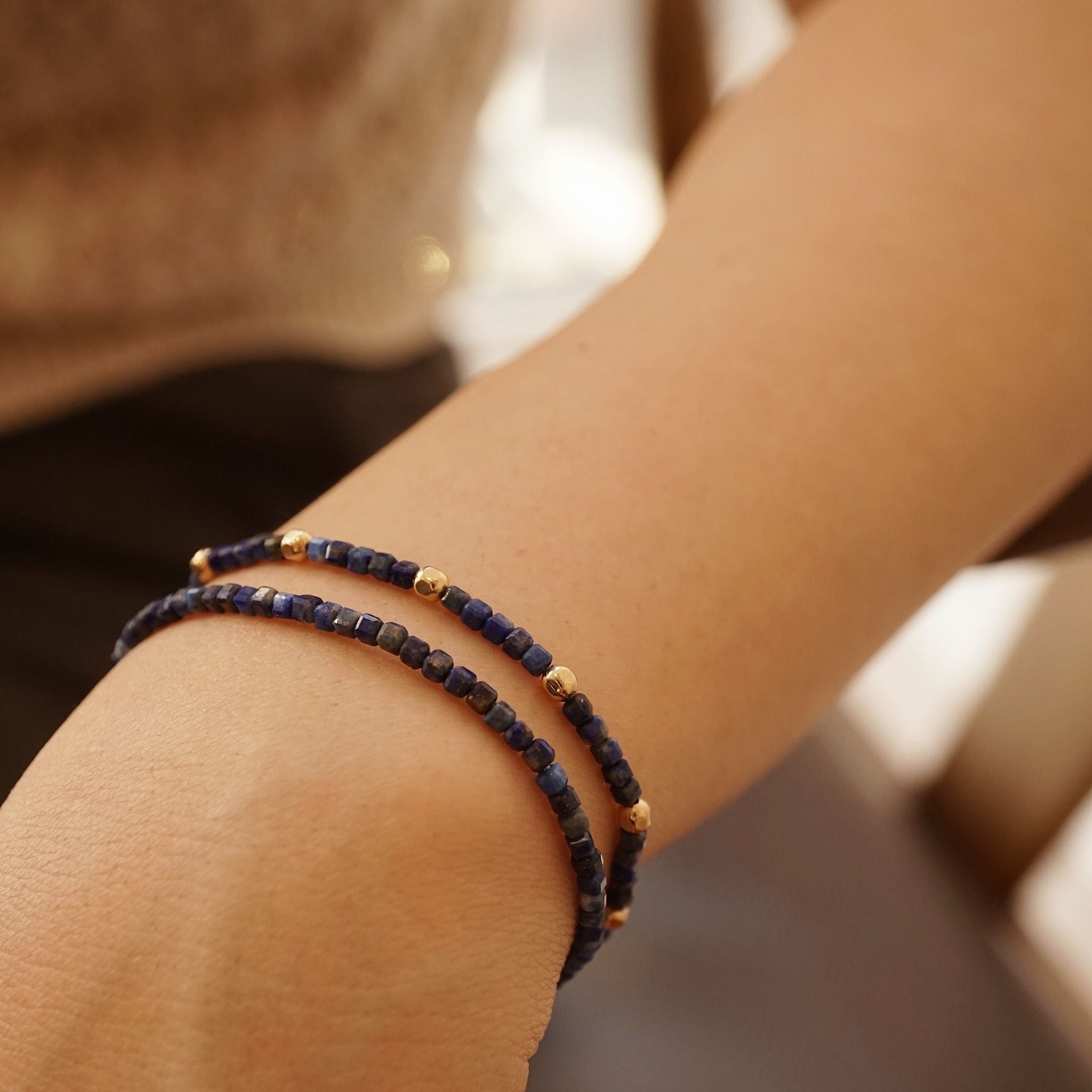 LAPIS STONE BRACELET S A T E L L I T E