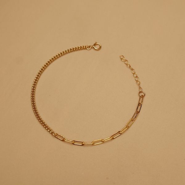 CURB - RECTANGLE CHAIN BRACELET S A T E L L I T E