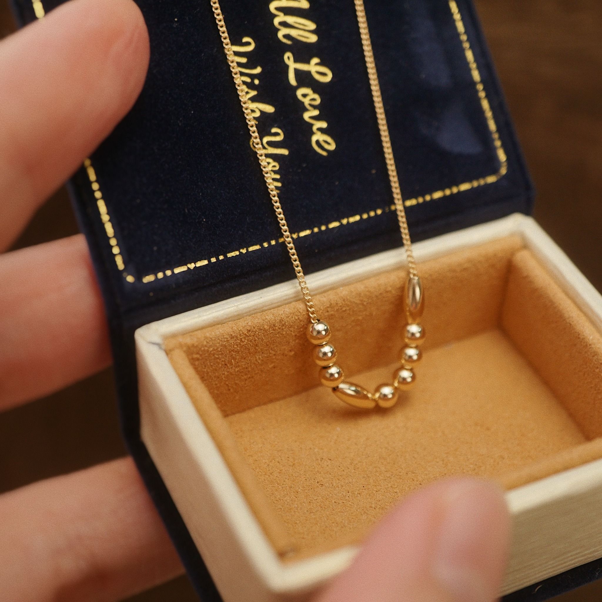 MORSE CODE MINI CURB NECKLACE S A T E L L I T E