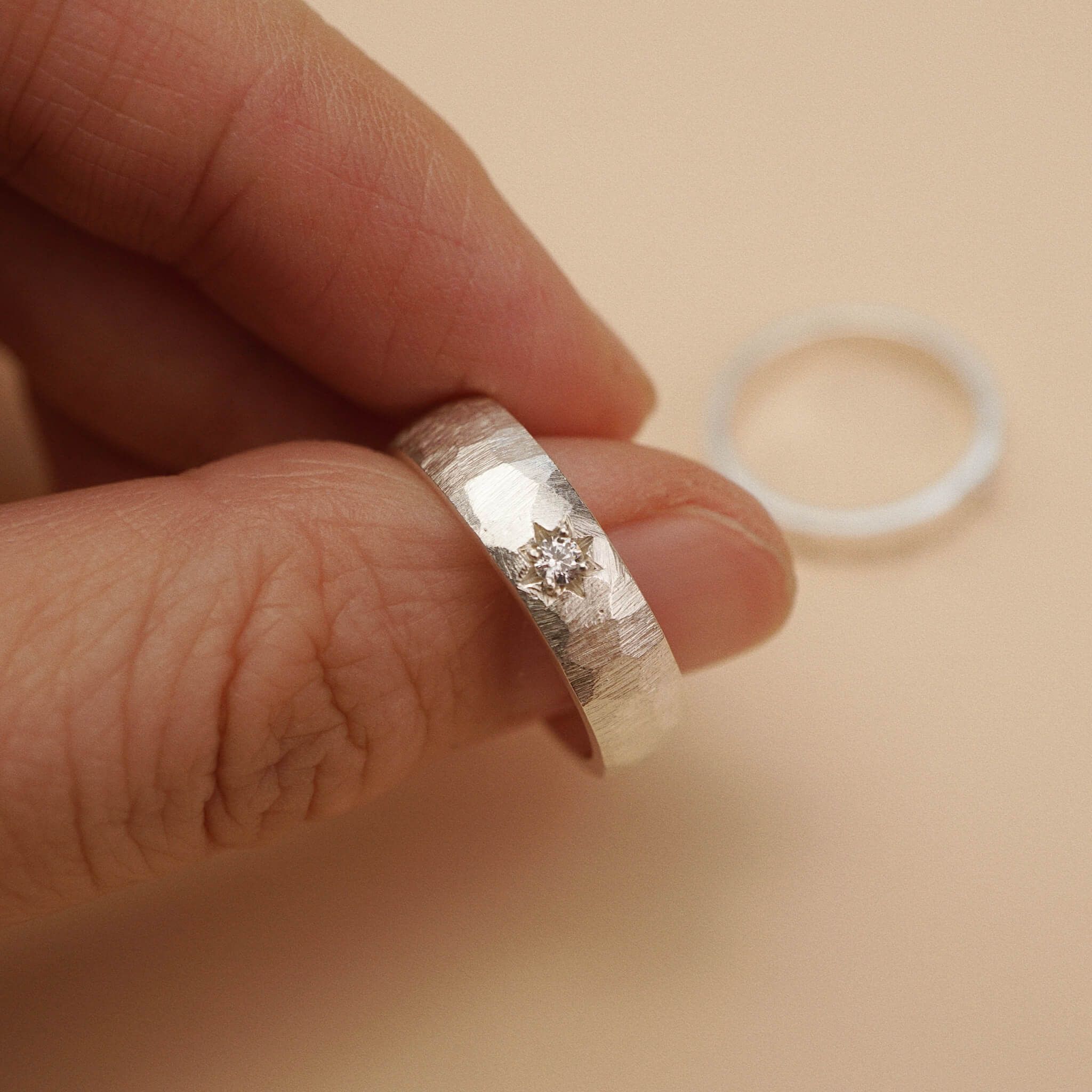 STARDUST FACET RING - 5MM (S) S A T E L L I T E