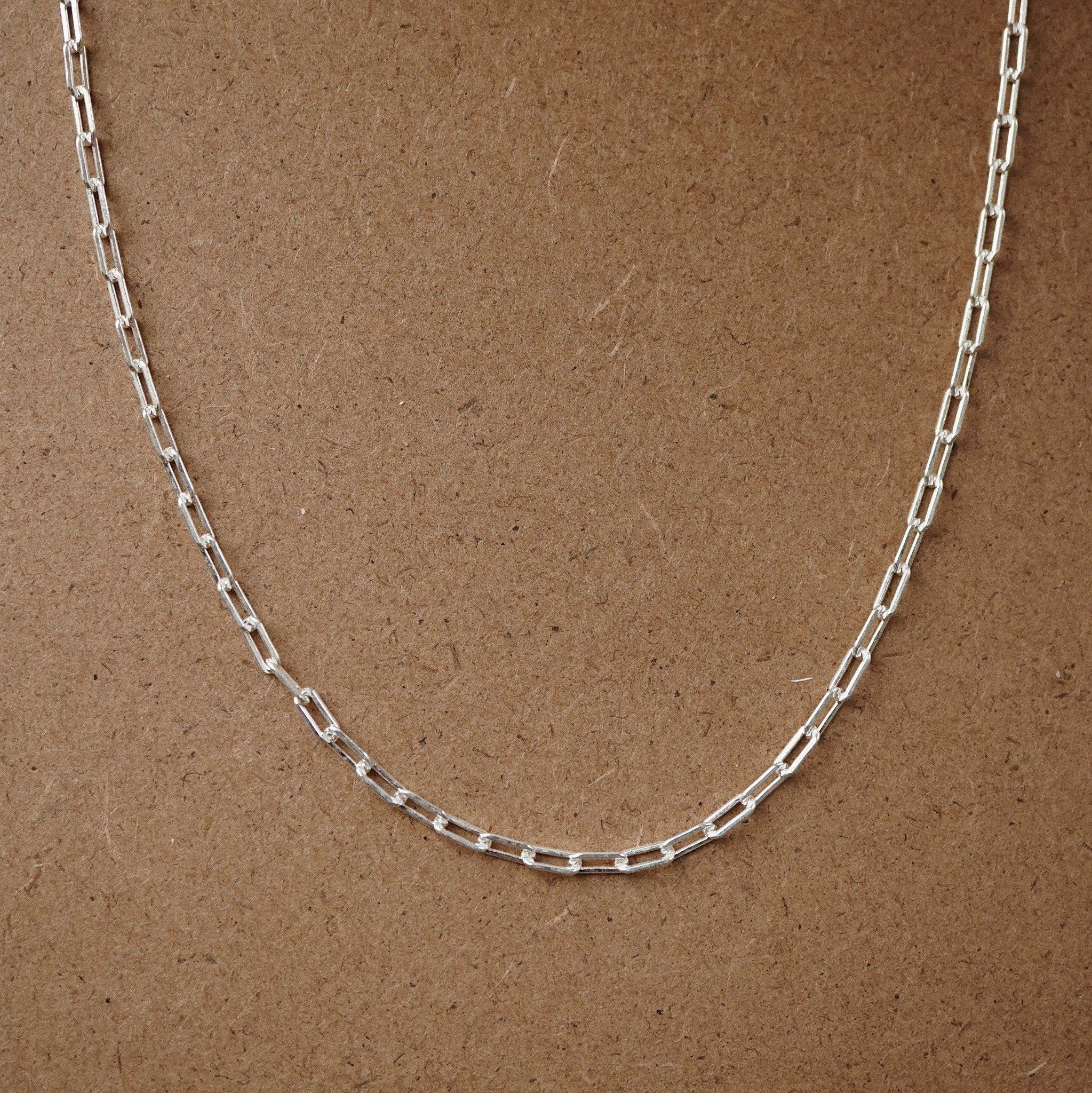 RECTANGLE CHAIN NECKLACE (S) S A T E L L I T E