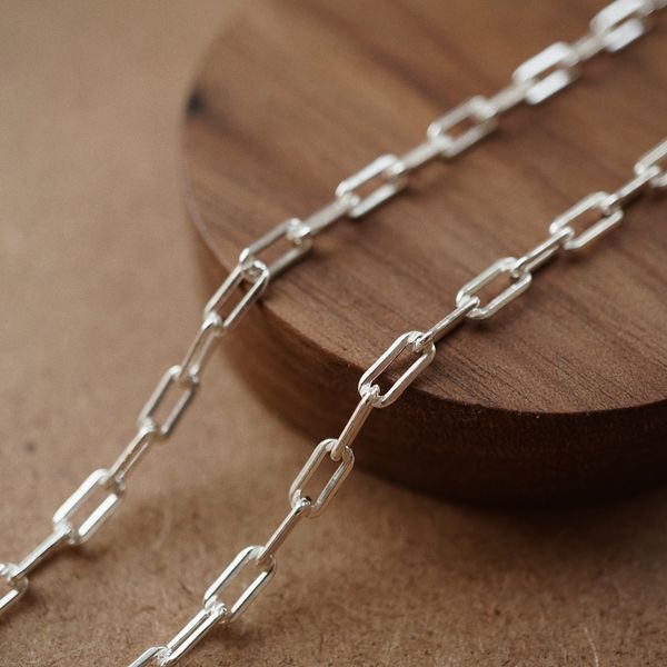 RECTANGLE CHAIN NECKLACE (S) S A T E L L I T E