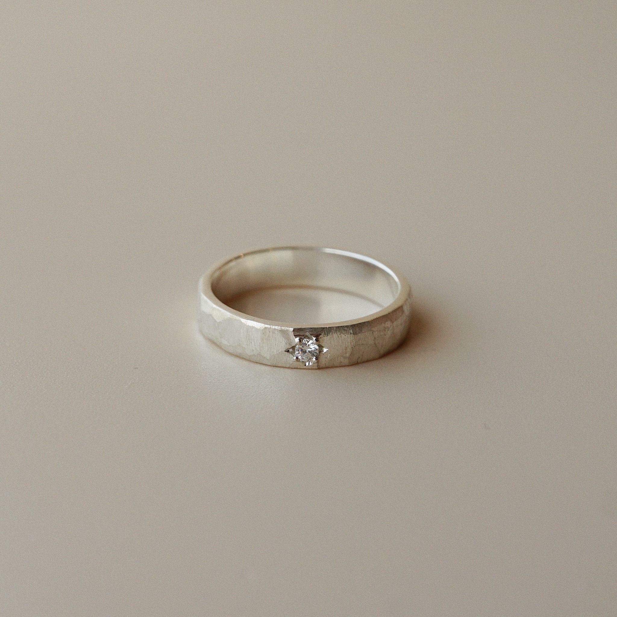 STARDUST FACET RING - 5MM (S) S A T E L L I T E