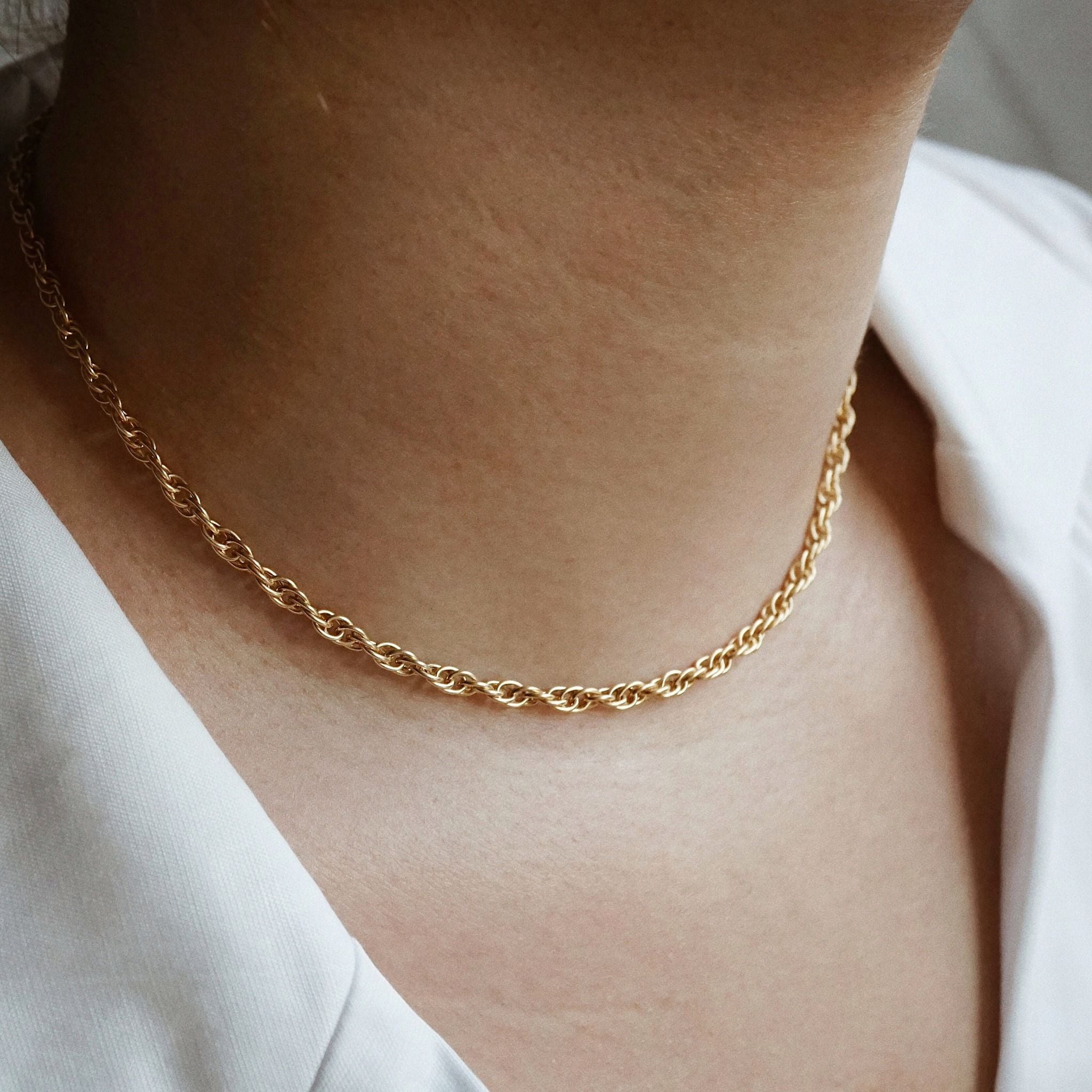 TRIPLE CABLE NECKLACE S A T E L L I T E
