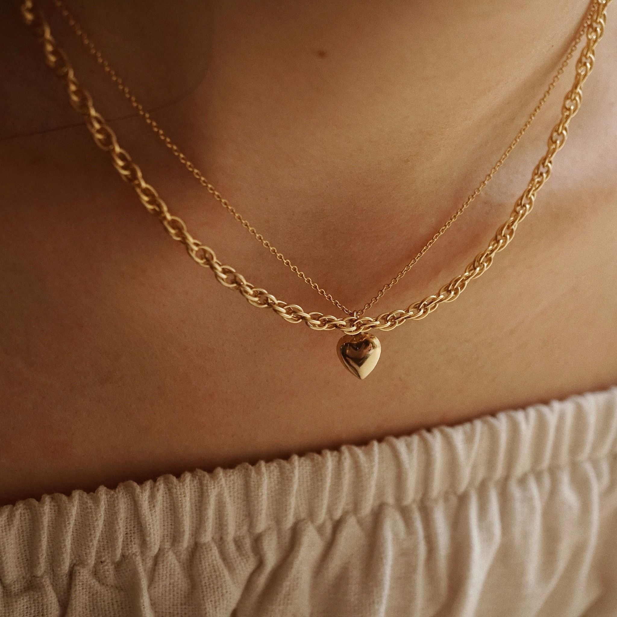 TRIPLE CABLE NECKLACE S A T E L L I T E