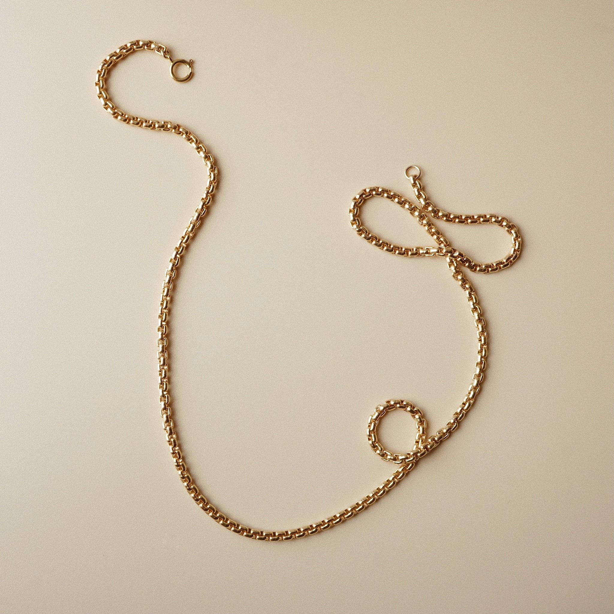 VENETIAN BOX CHAIN NECKLACE S A T E L L I T E