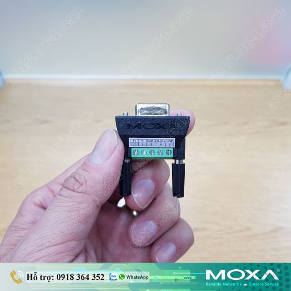 Mini DB9F to TB | Giắc kết nối DB9 sang Terminal Moxa – Điện Công ...