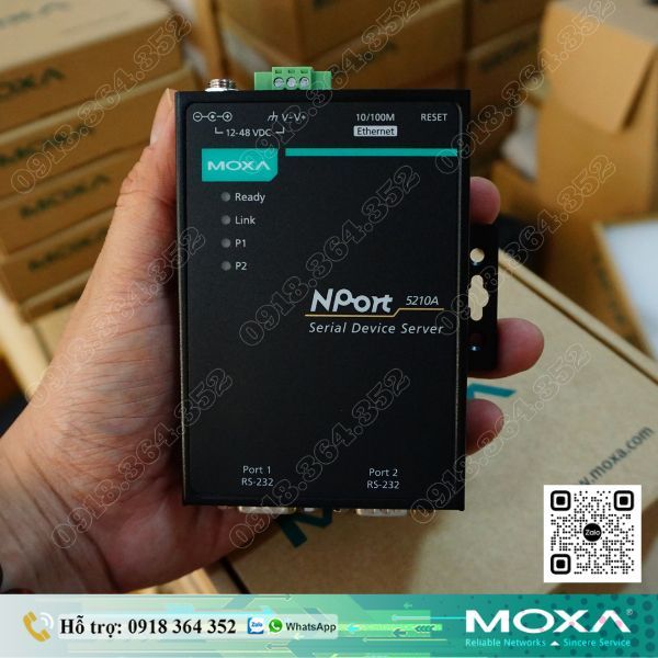 Nport 5210A Bộ chuyển đổi 2 cổng RS232 sang Ethernet Moxa Việt Nam, Di – Điện Công Nghiệp 247 ...