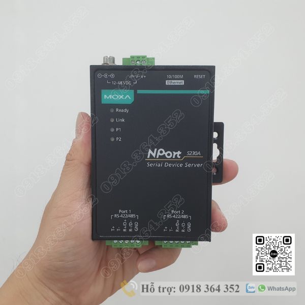 Nport 5230A | Thiết bị chuyển đổi 2 cổng COM RS-422/485 sang Ethernet, – Điện Công Nghiệp 247 ...
