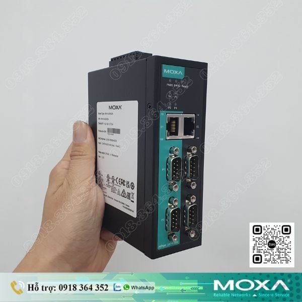 NPort IA5450A | Bộ chuyển đổi 4 cổng RS-232/422/485 sang 2 cổng Ethern ...
