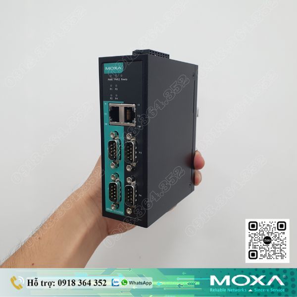 NPort IA5450A | Bộ chuyển đổi 4 cổng RS-232/422/485 sang 2 cổng Ethern ...