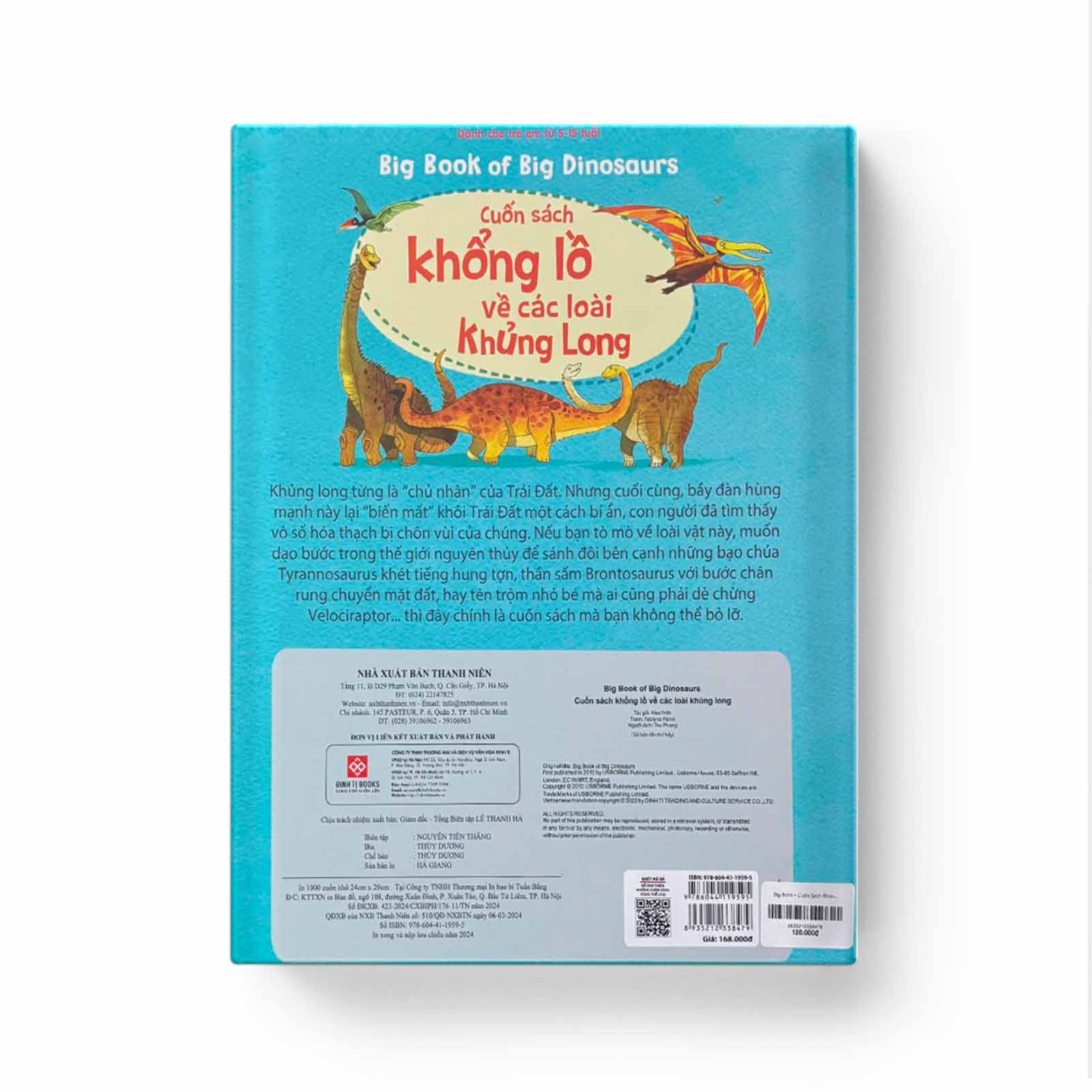 Big Book - Cuốn Sách Khổng Lồ Về Các Loài Khủng Long – Quest Bookstore