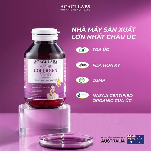 ACACI LABS MARINE COLLAGEN BEAUTY COATED TABLETS 90V – DINH DƯỠNG CHO ...