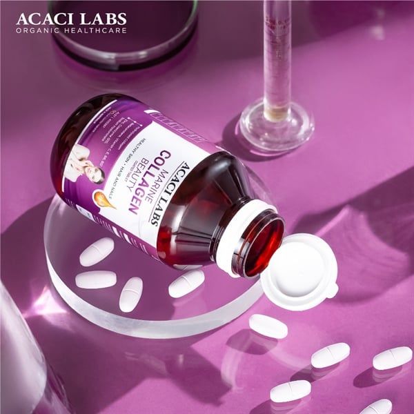 ACACI LABS MARINE COLLAGEN BEAUTY COATED TABLETS 90V – DINH DƯỠNG CHO ...